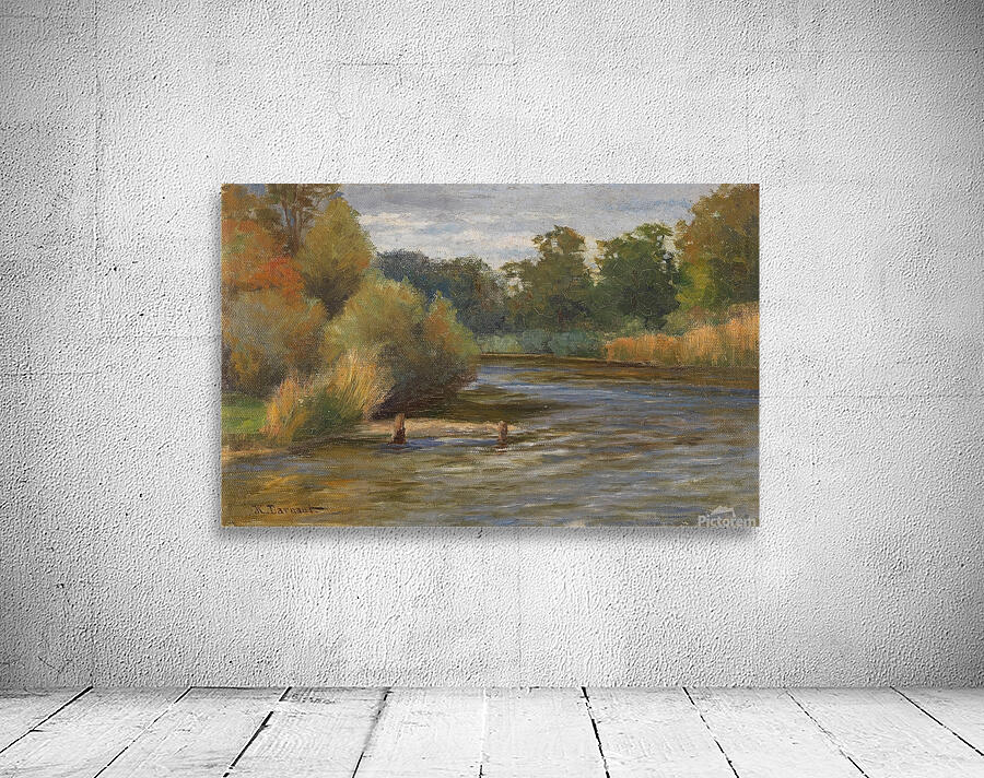 Landschaftsstudie [Landscape Study] [1880] by Hugo Darnaut [1850–1937 ...