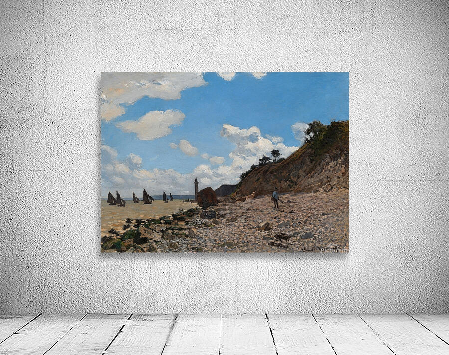 The Beach at Honfleur [1864–66] by Claude Monet [1840–1926] by ...