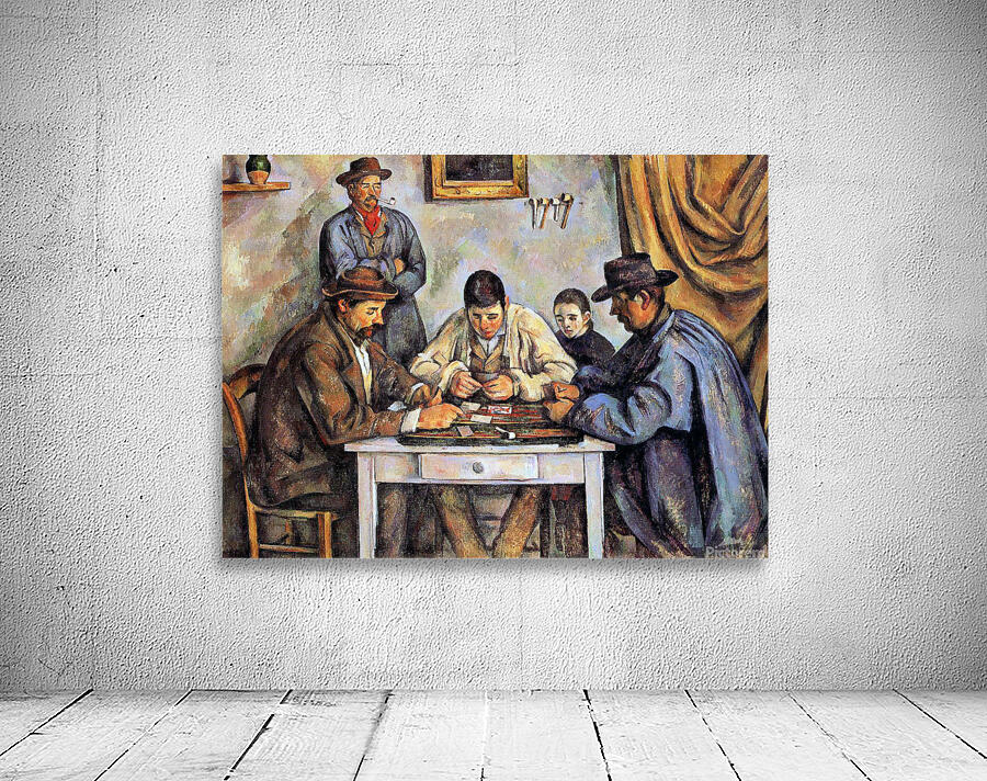 Paul Cezanne - The Card Players by Wirla Wall Art