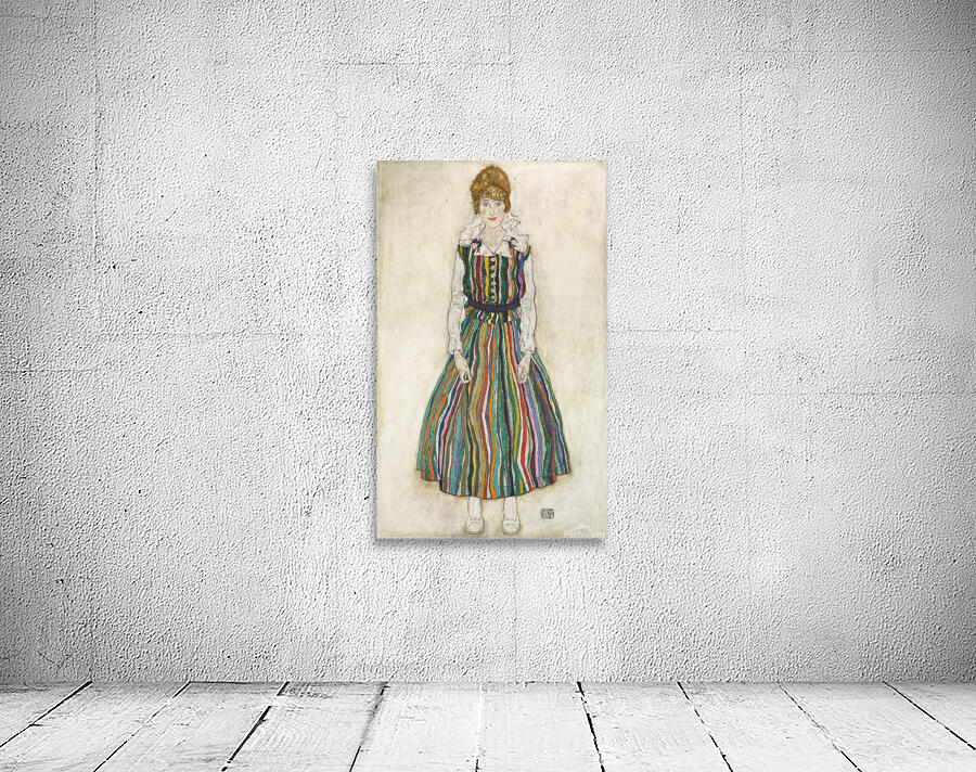 Portrait of Edith [The Artist’s Wife] [circa 1915] by Egon Schiele ...