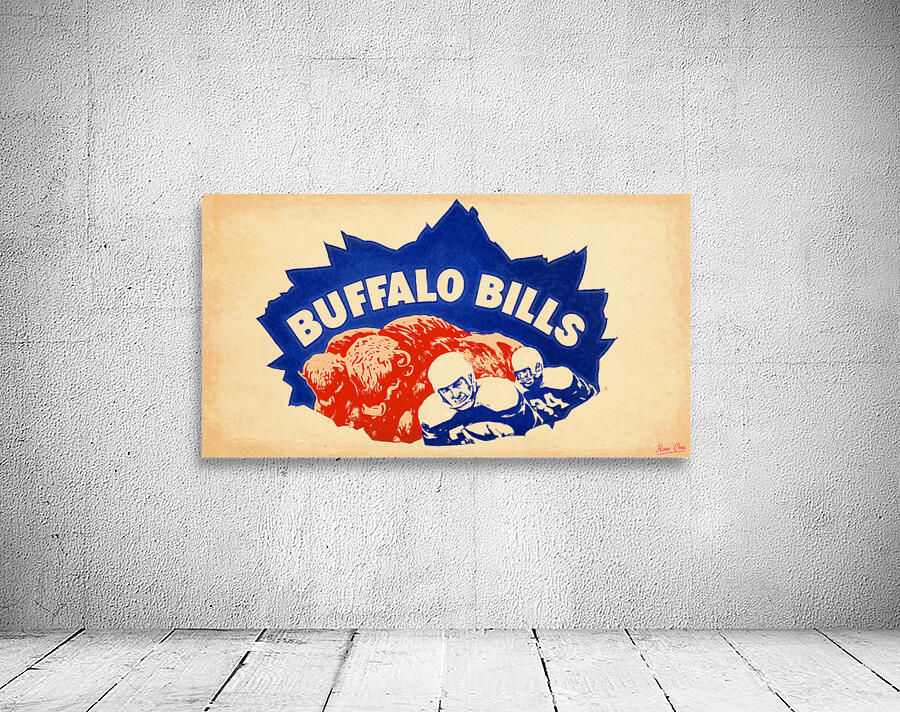 1960 Buffalo Bills Art by Row One Brand Wall Art