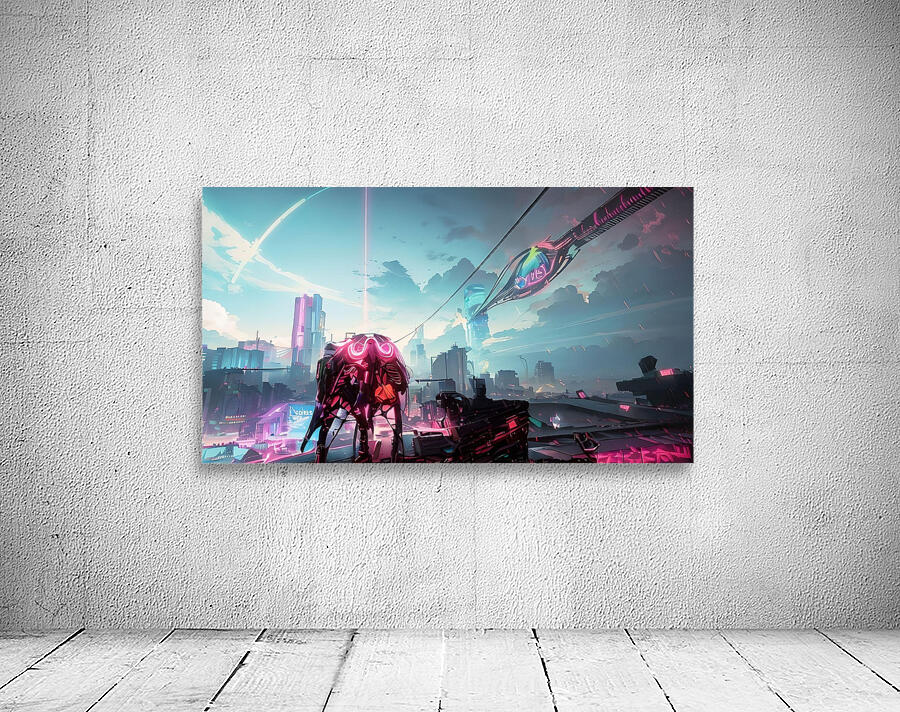 STAR ATLAS OGRIKA THRIPID TAKEOFF RUSH 2 ONIZUKART by ONIZUK4 EIKICHI Wall Art