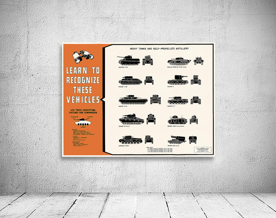 World War II Tank Identification Chart – Comparative Guide to American ...