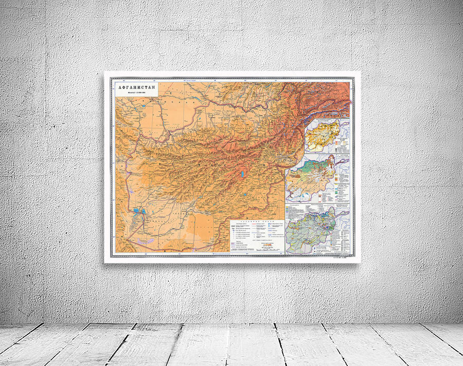 1981 Soviet Military Map of Afghanistan – Cold War Cartographic ...