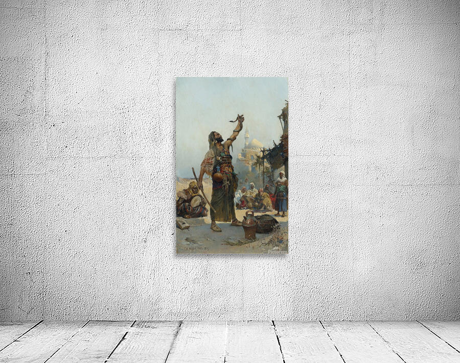 The Snake Charmer [1883] by Charles Wilda [1854–1907] by MyCozyFineArt ...