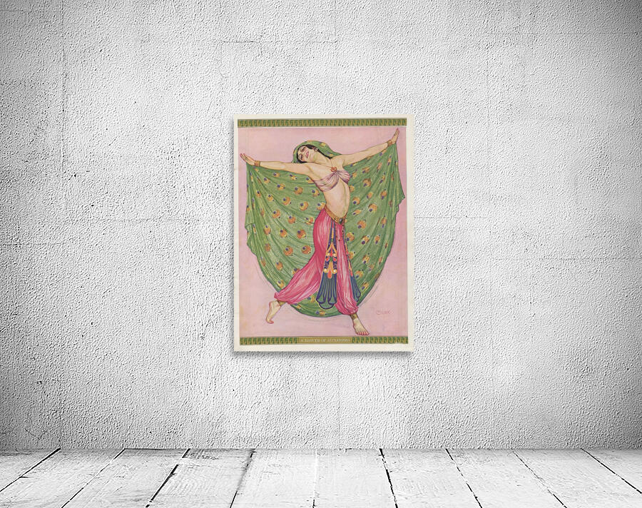 A dancer of Alexandria [1919] by Carl Link [1887–1968] by MyCozyFineArt Wall Art