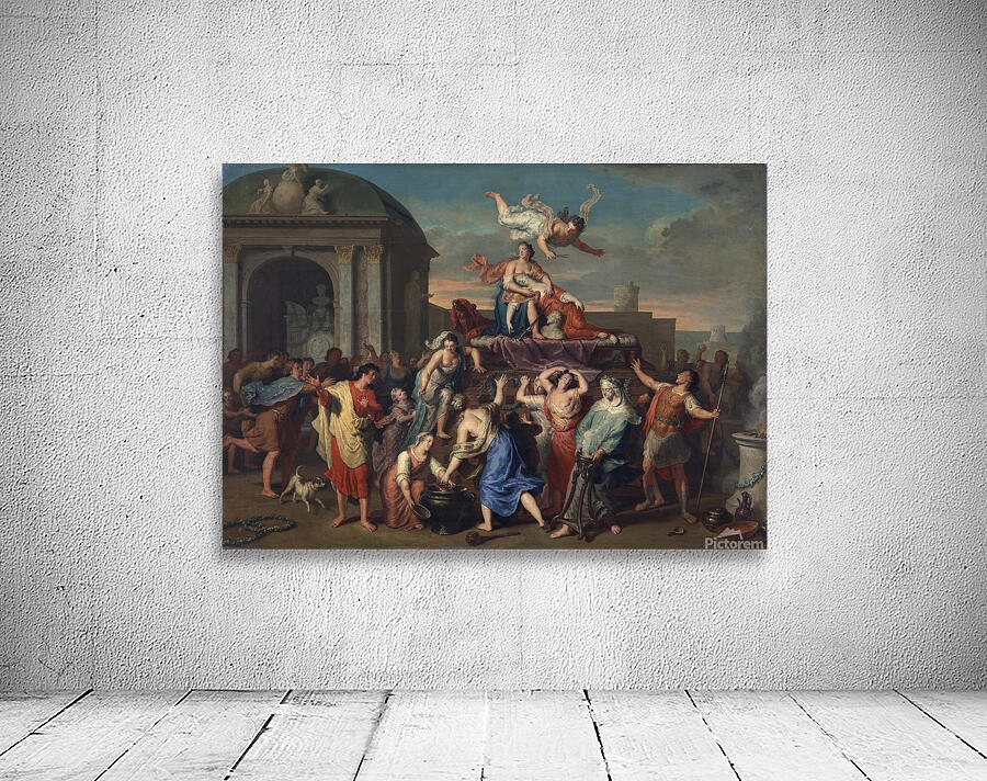 Death of Dido [1663–1733] by Gerard Hoet [1648–1733] by MyCozyFineArt ...