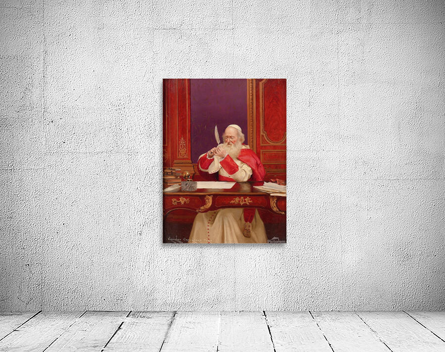 Sharpening The Quill by Georges Croegaert [1848–1923] by MyCozyFineArt ...