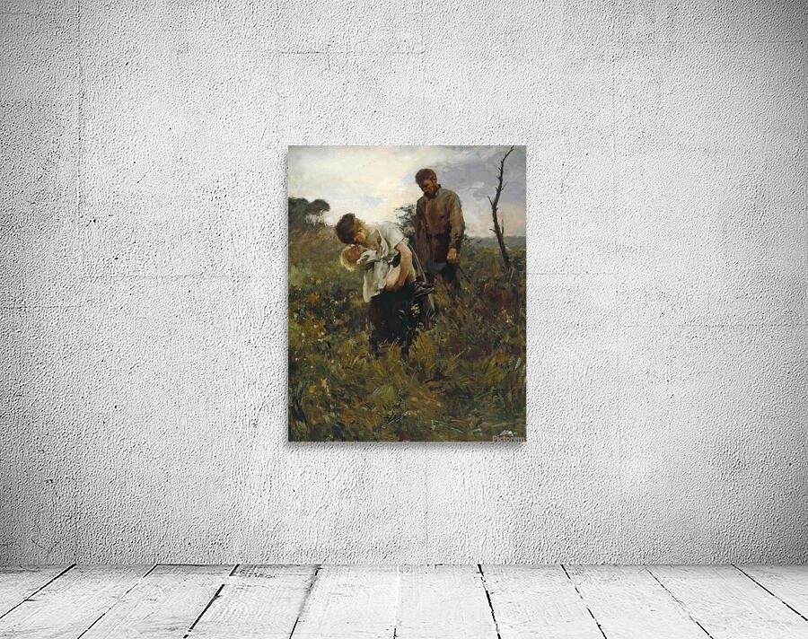 Exode [1893] by Alfred Philippe Roll [1846–1919] by MyCozyFineArt Wall Art