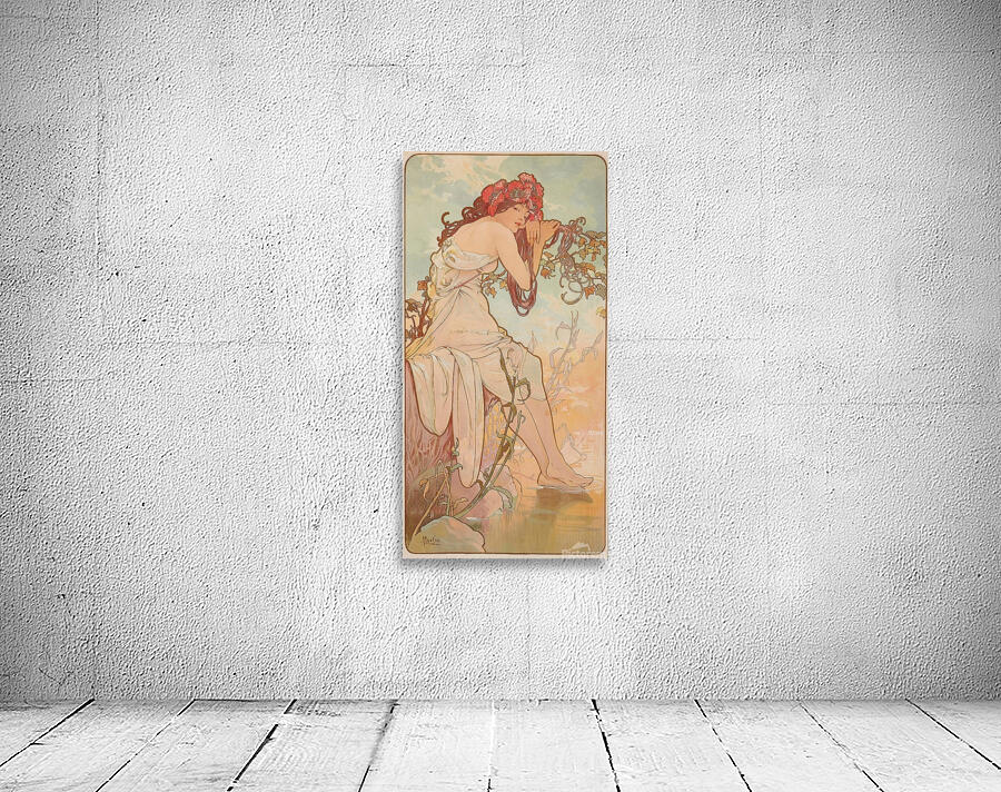 Les Saisons 4 [1896] by Alphonse Mucha [1860–1939] by MyCozyFineArt ...