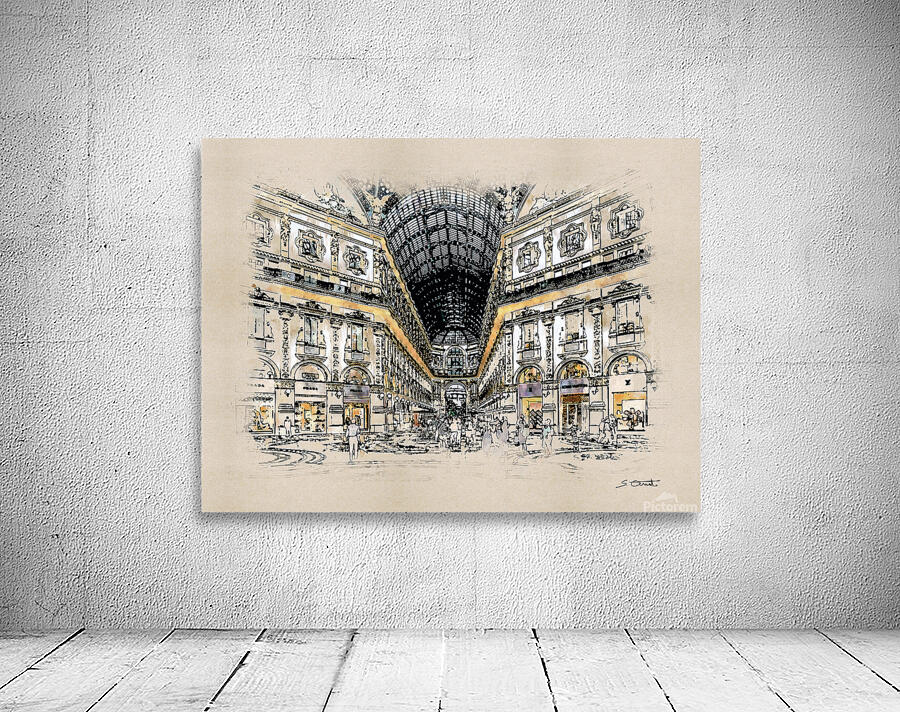THE DRAWING ROOM OF MILAN by Sergio Cerrato Wall Art