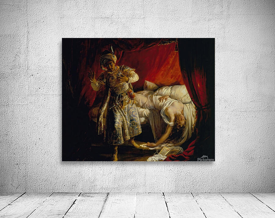 Othello and Desdemona [1829] by Alexandre Marie Colin [1798–1875] by ...