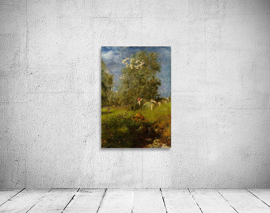 Spring [1873] by Hans Thoma [1839–1924] by MyCozyFineArt Wall Art