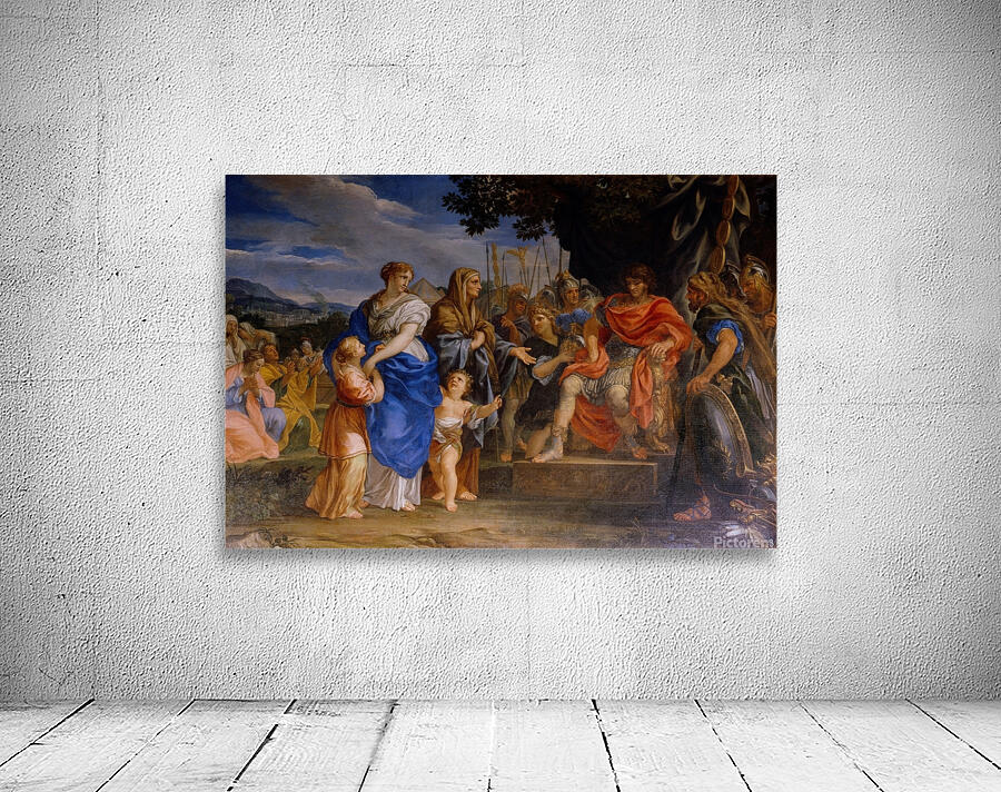 Coriolanus at the gates of Rome [between 1680 and 1687] by Ciro Ferri ...