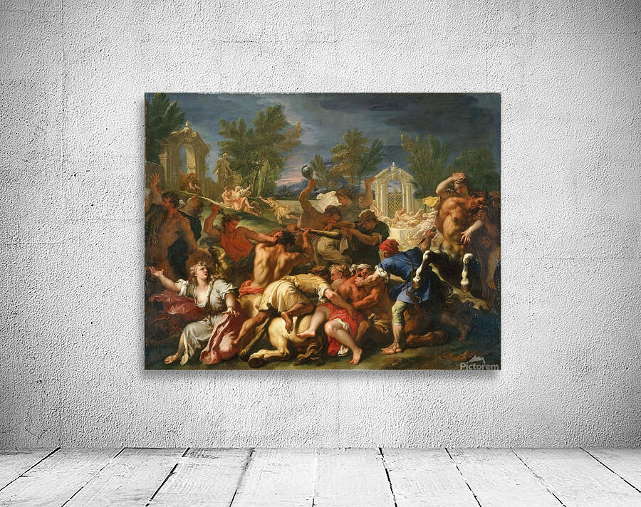 The Battle of the Lapiths and Centaurs [circa 1705] by Sebastiano Ricci ...