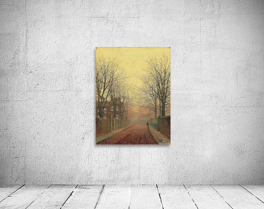 An Autumn Lane [1883] by John Atkinson Grimshaw [1836–1893] by ...