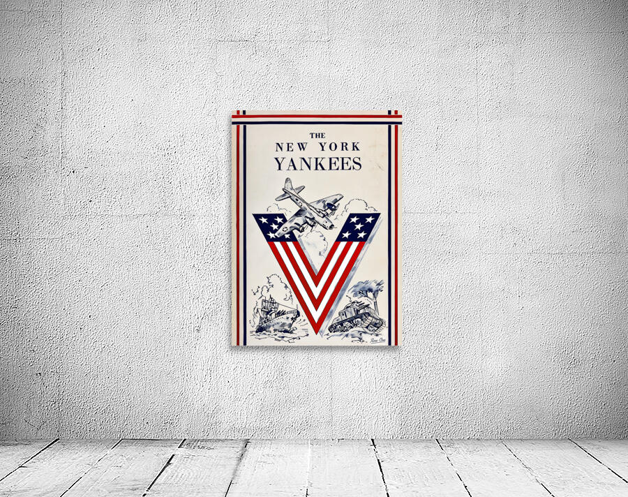 1943 New York Yankees World War II Art by Row One Brand Wall Art