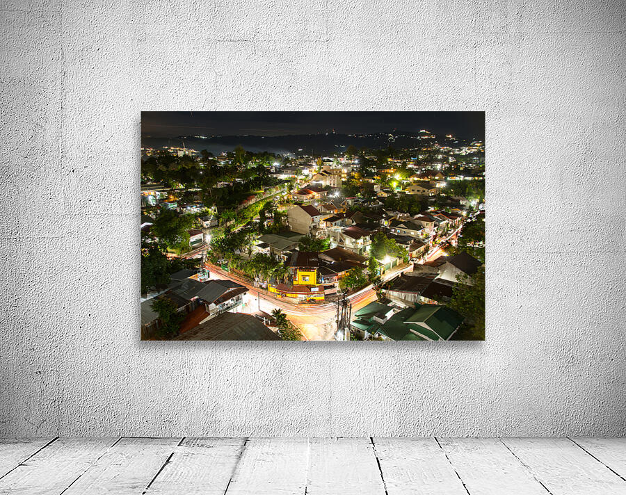 Night Lights of Escario Cebu City Philippines by Bo Insogna Wall Art