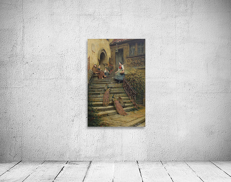 Sunday Morning [1888] by Arthur Wasse [1854–1930] by MyCozyFineArt Wall Art