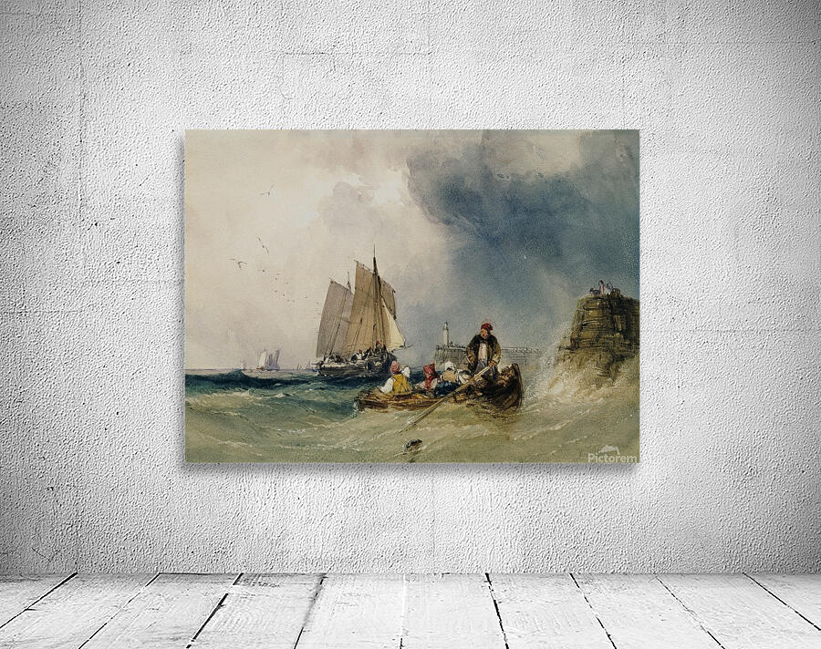 Entering Harbour [1842] by William Callow [1812–1908] by MyCozyFineArt ...