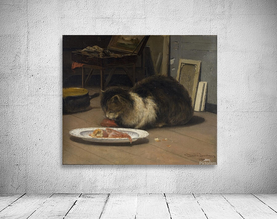 The Cat in the Studio [1860] by David Jacobsen [1821–1871] by ...