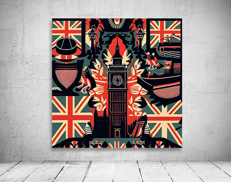 British Icons by Vythryd Arts Wall Art