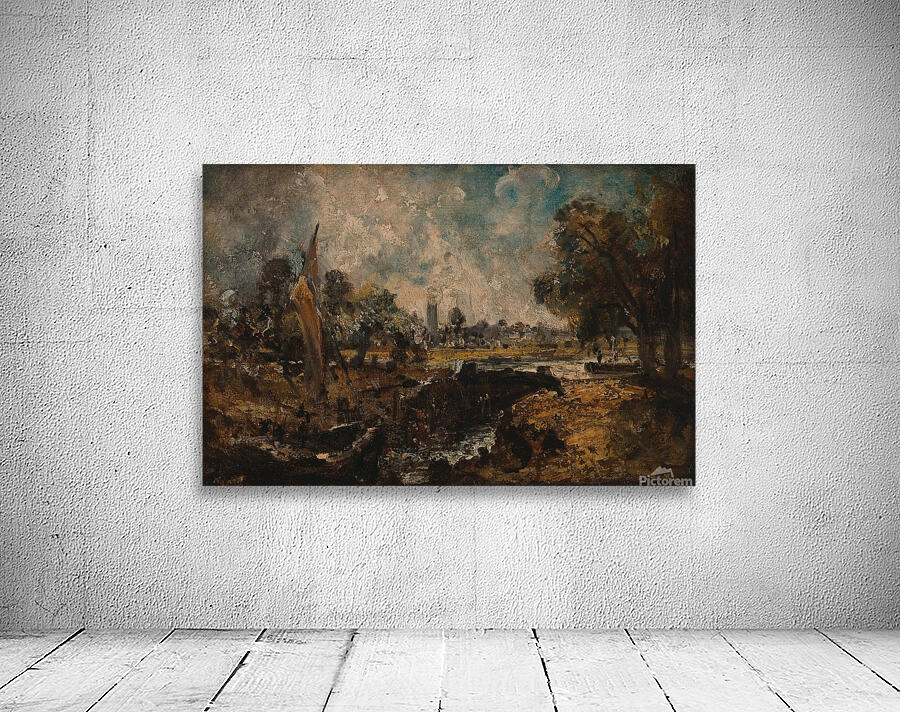 Dedham Lock [1819 to 1820] by John Constable [1776–1837] by ...