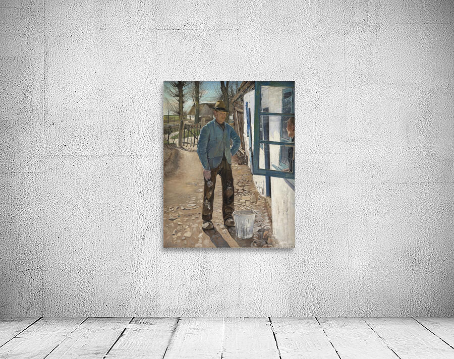 Whitewashing the Old House [1908] by Laurits Andersen Ring [1854–1933 ...