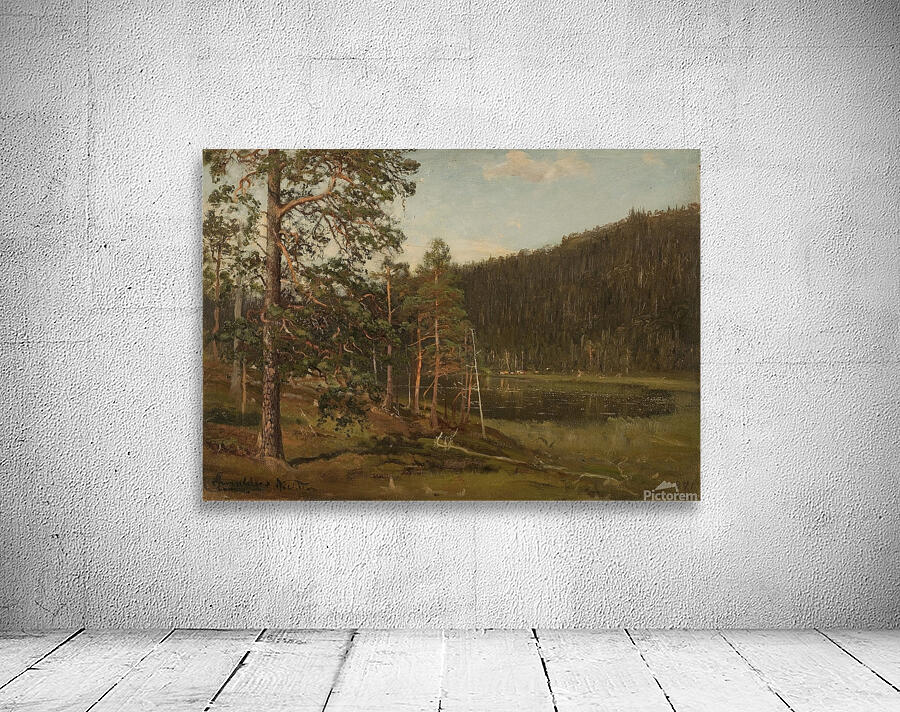 Tjern. Levanger [1871] by Amaldus Nielsen [1838–1932] by MyCozyFineArt ...