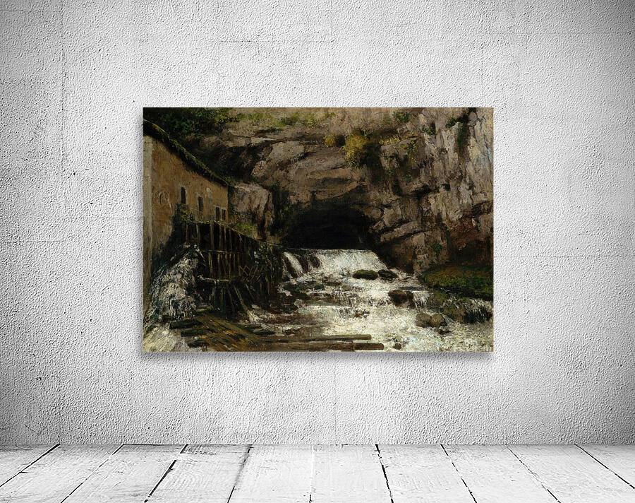 The Source of the Loue [1864] by Gustave Courbet [1819–1877] by ...