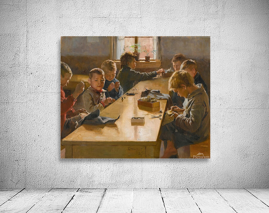 The Boys’ Workhouse. Helsinki [1885] by Albert Edelfelt [1854–1905] by ...