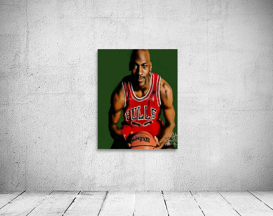 Michael Jordan The Baller by Jeffrey Bradley Wall Art