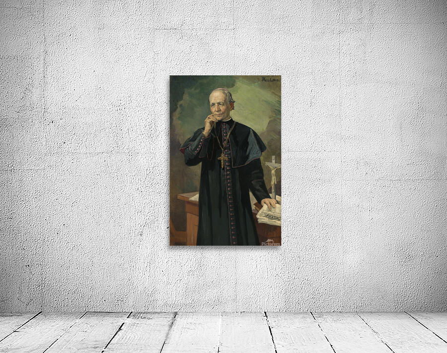 Andrej Hlinka [1938] by Jozef Hanula [1863–1944] by MyCozyFineArt Wall Art