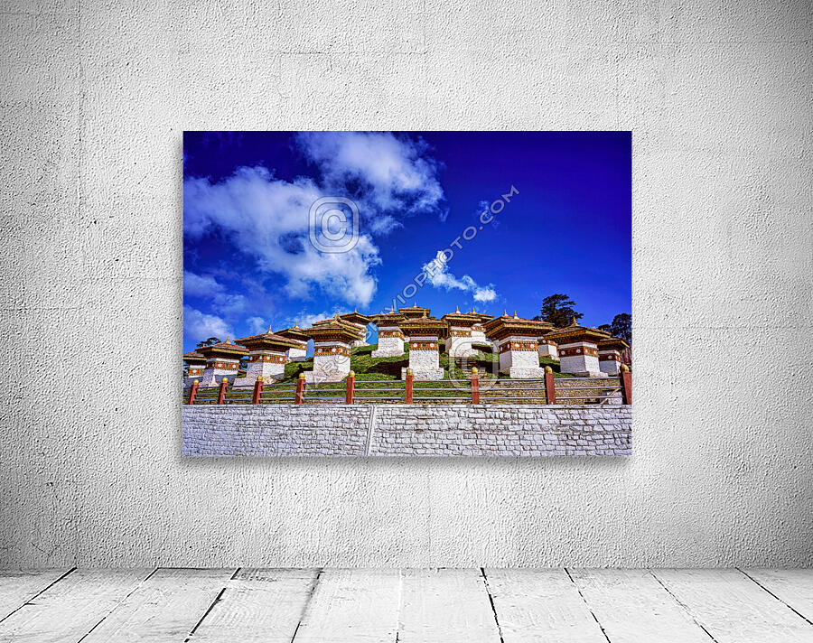 BHUTAN: Dochu la Pass Central Bhutan. Temples of prayer by Marco Brivio ...