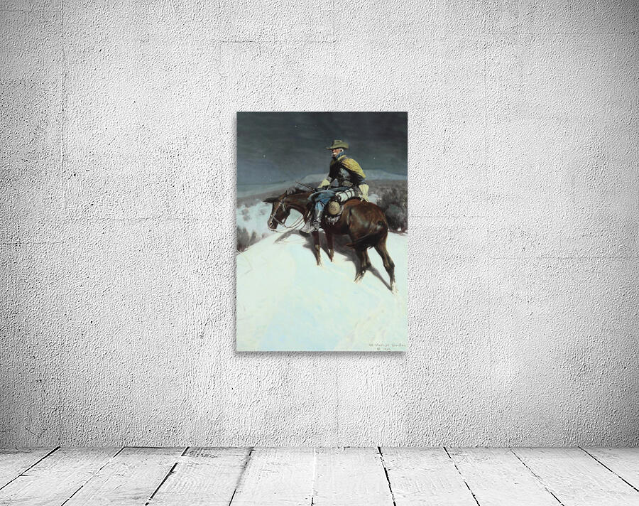 Custer Trooper Western Art by Herbert Buck Dunton by Fabricci Wall Art