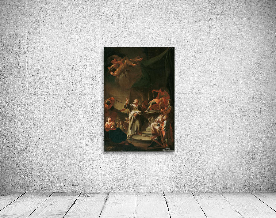 Der Sturz des Magiers Simon [1743] by Paul Troger [1698–1762] by ...