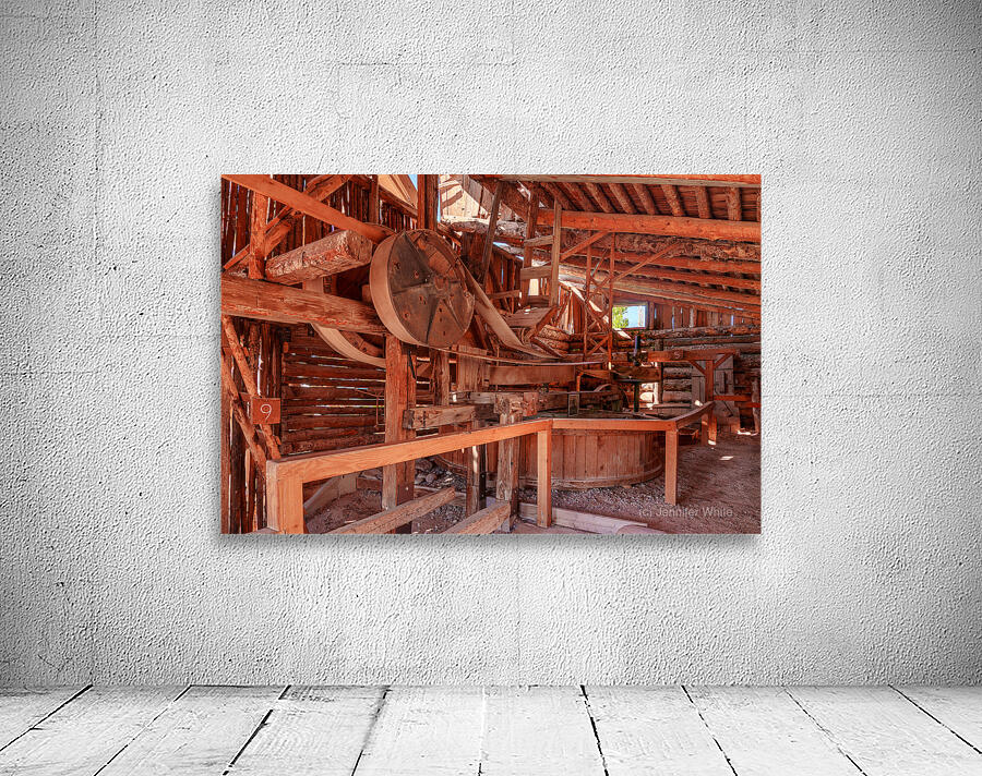 Inside Wolverton Mill by Jennifer White Wall Art