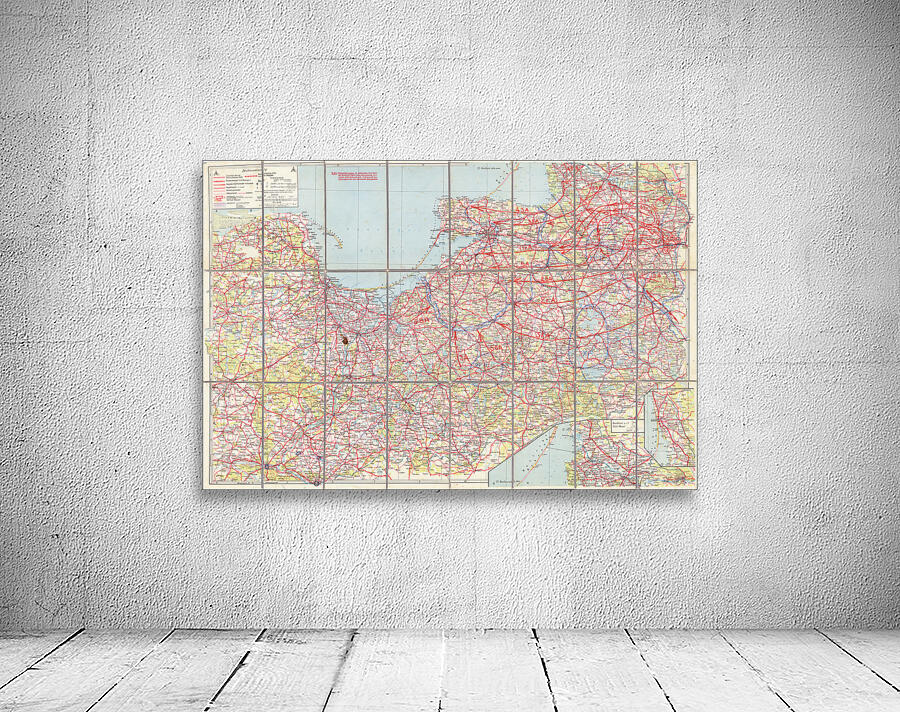 1945 German Military Map of the East Prussian Offensive – Final World ...