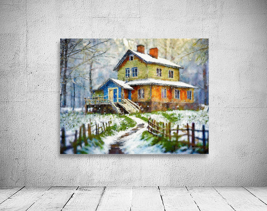 An Artist Lives Here by Thea Menagh Wall Art