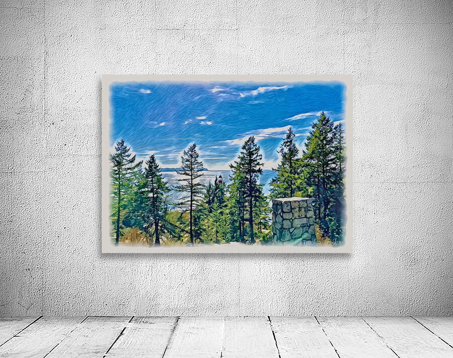 Britannia Beach Lighthouse by Tropical Freeze Wall Art