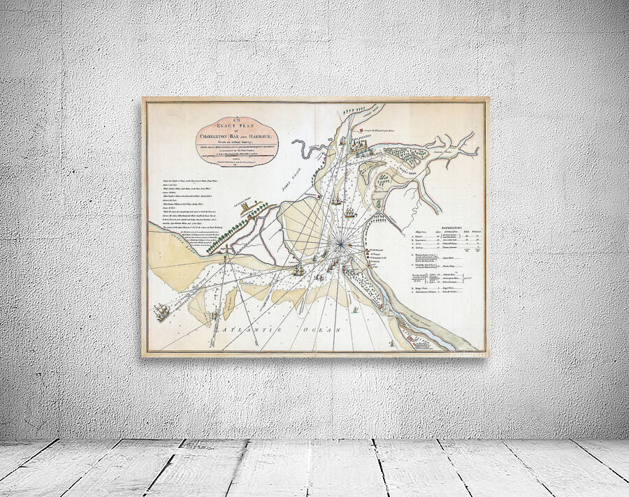 Military Map of the 1776 American Revolutionary War Battle of Sullivans ...