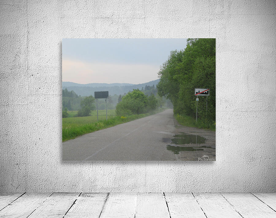 Mountain Valley After Warm Rain by Fotimenow Wall Art