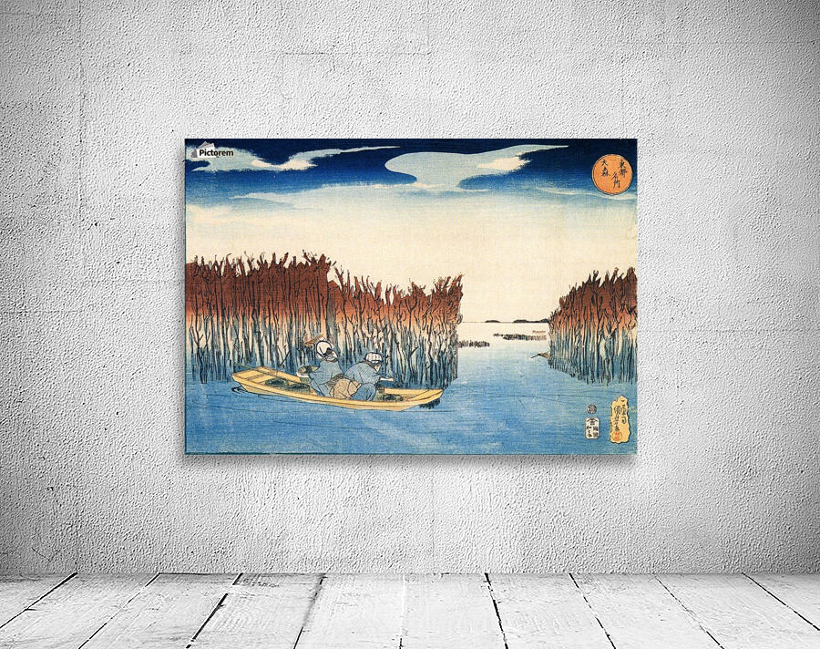 Omori rice by Utagawa Kuniyoshi Wall Art