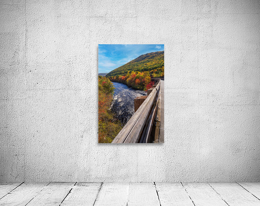 Fall Portrait Nesquehoning Bridge by Jason Fink Wall Art