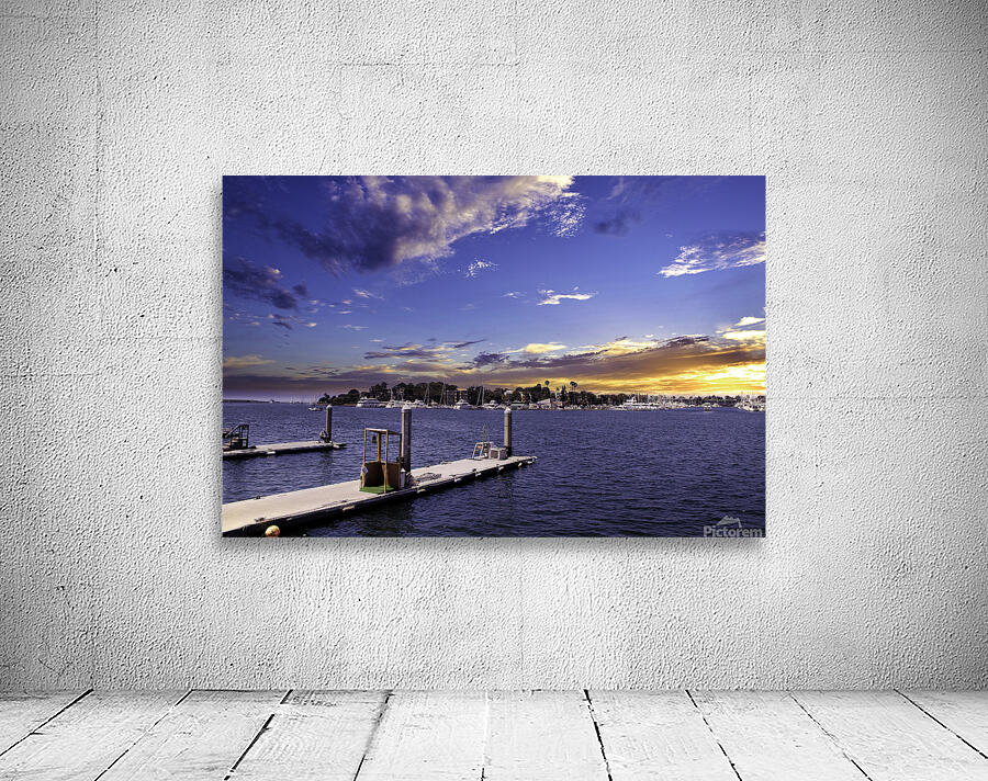 Dock - Marina Del Ray by Sonny Cunanan Wall Art