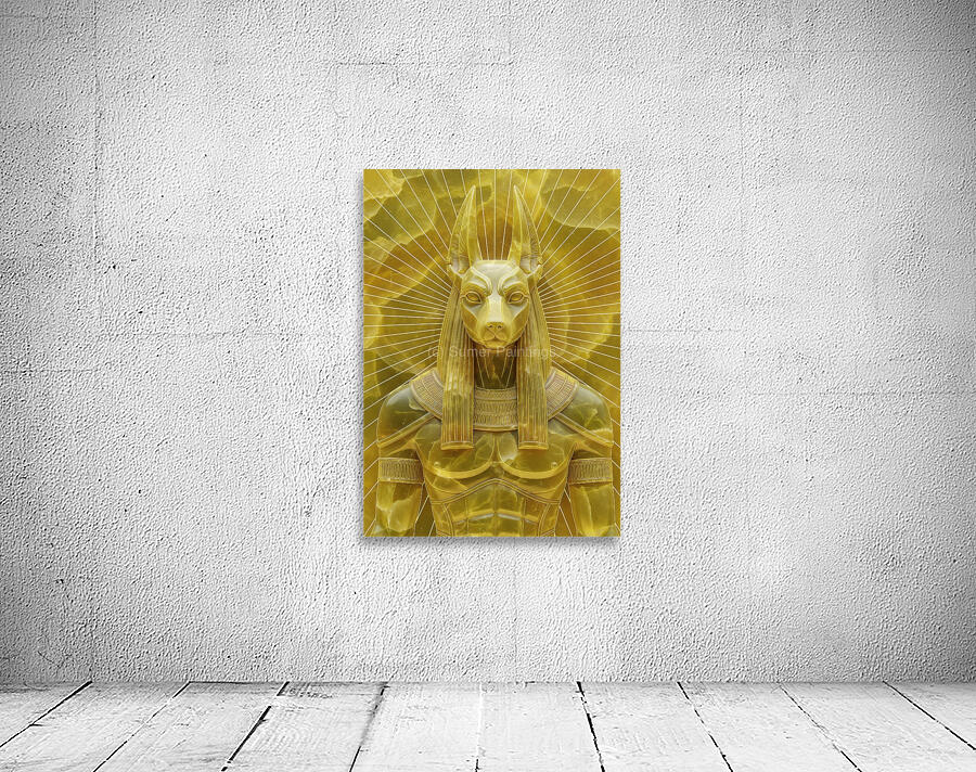 Anubis: The Gilded Soul Guide by Sumer Paintings Wall Art