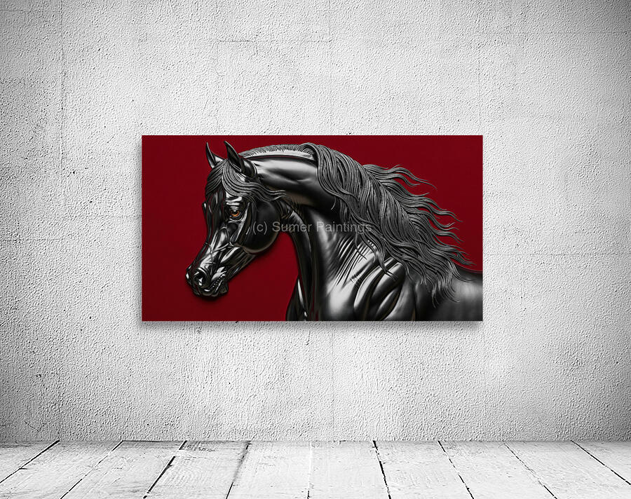Ruby Noir by Sumer Paintings Wall Art