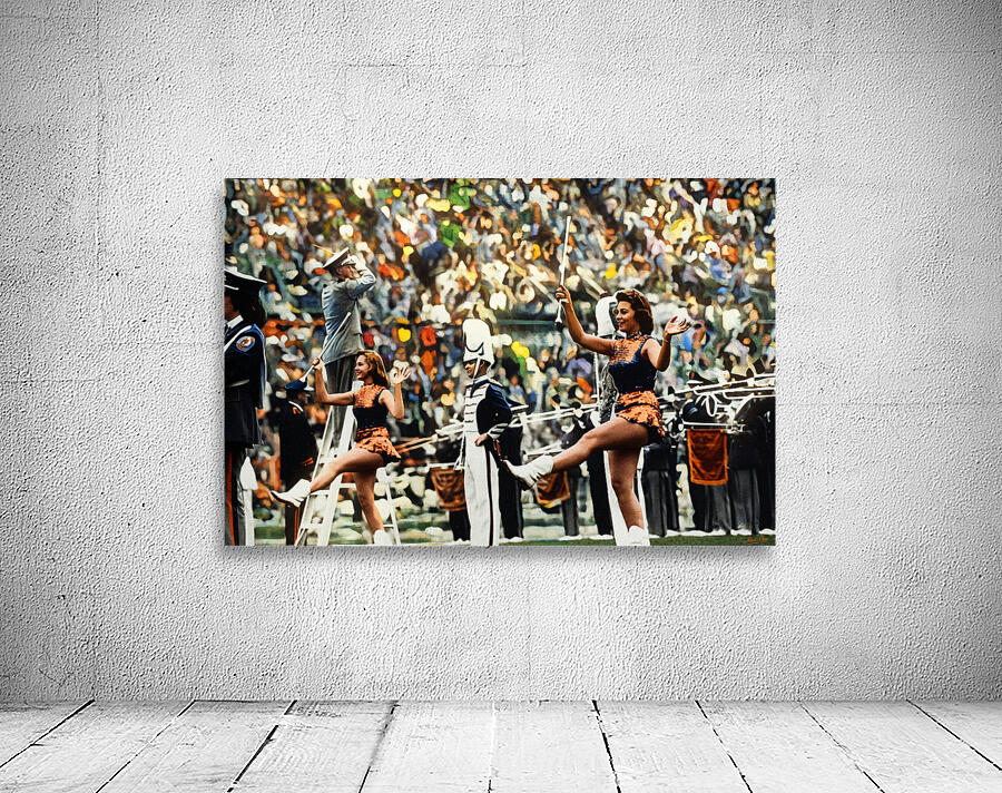 1950s Auburn University Marching Band Art by Row One Brand Wall Art