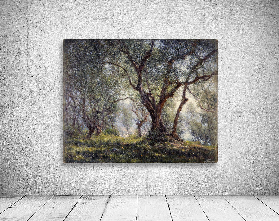 Les oliviers a Menton by Henry Brokman Wall Art