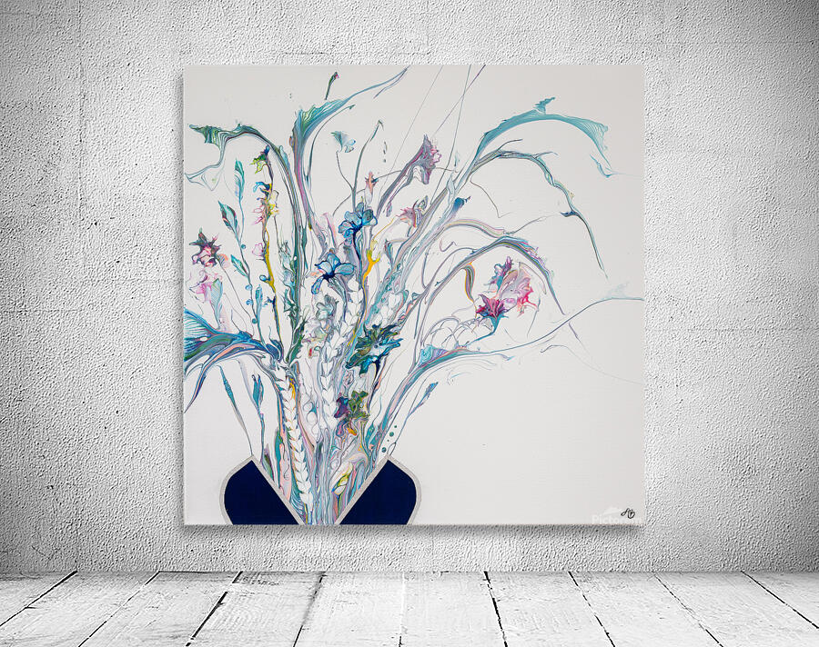 Blue Deco by Arlene Best Wall Art